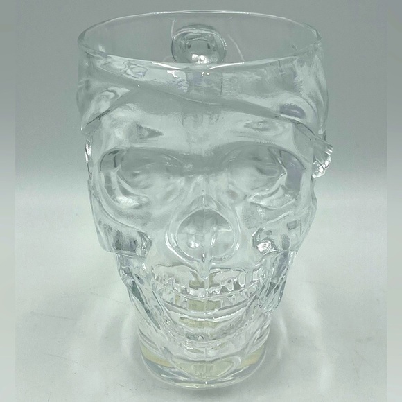 Luminarc | Dining | Luminarc Usa Pirates Skeleton Skull Head 3oz Glass ...